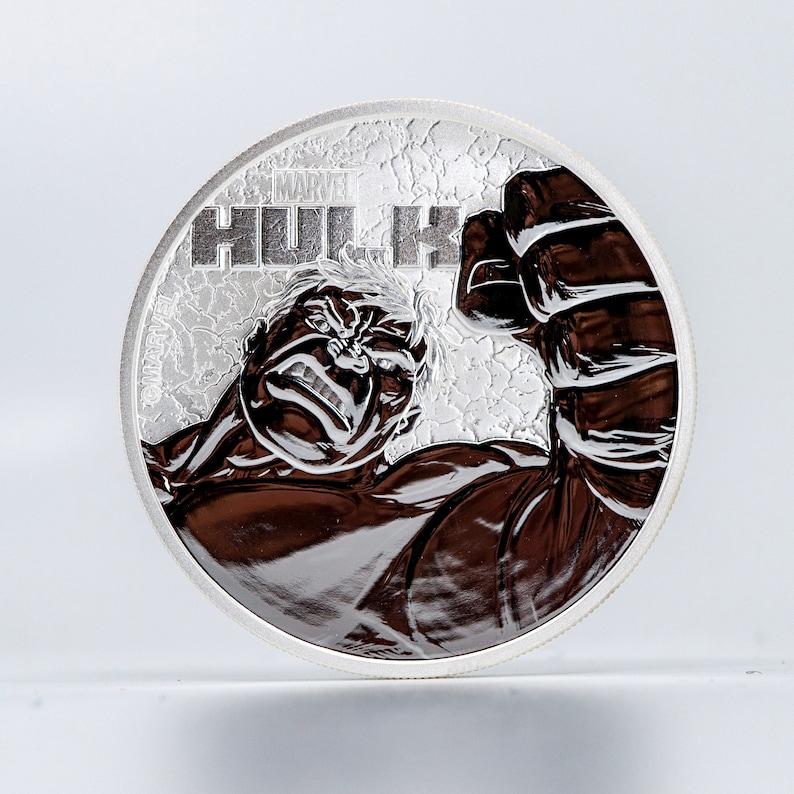 2019 Perth Mint 1 Oz. .999 Silver Proof Marvel: the Hulk Coin | (5L) - Etsy