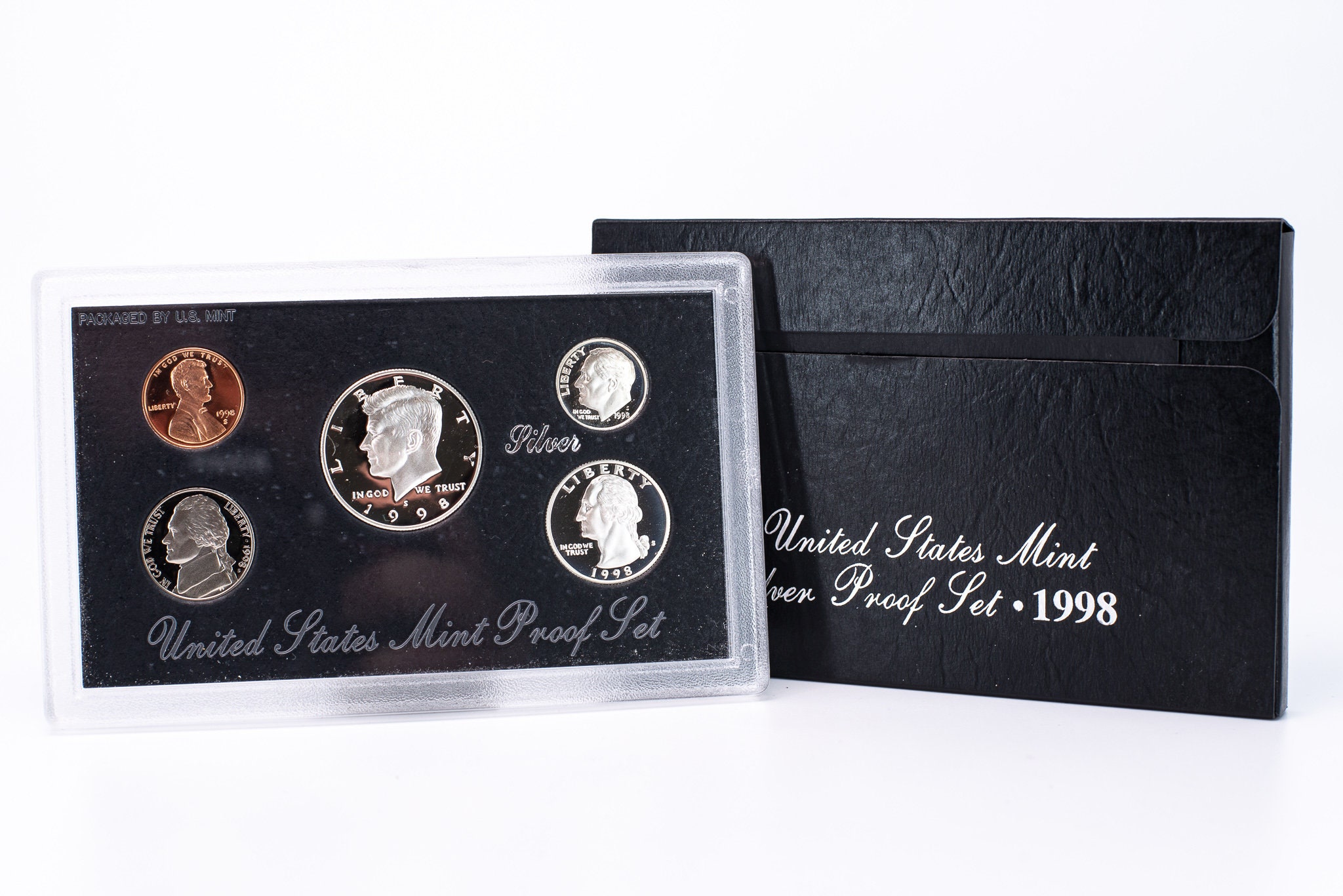 1998-S United States Mint Silver Proof Set W/ Original Box & COA ...
