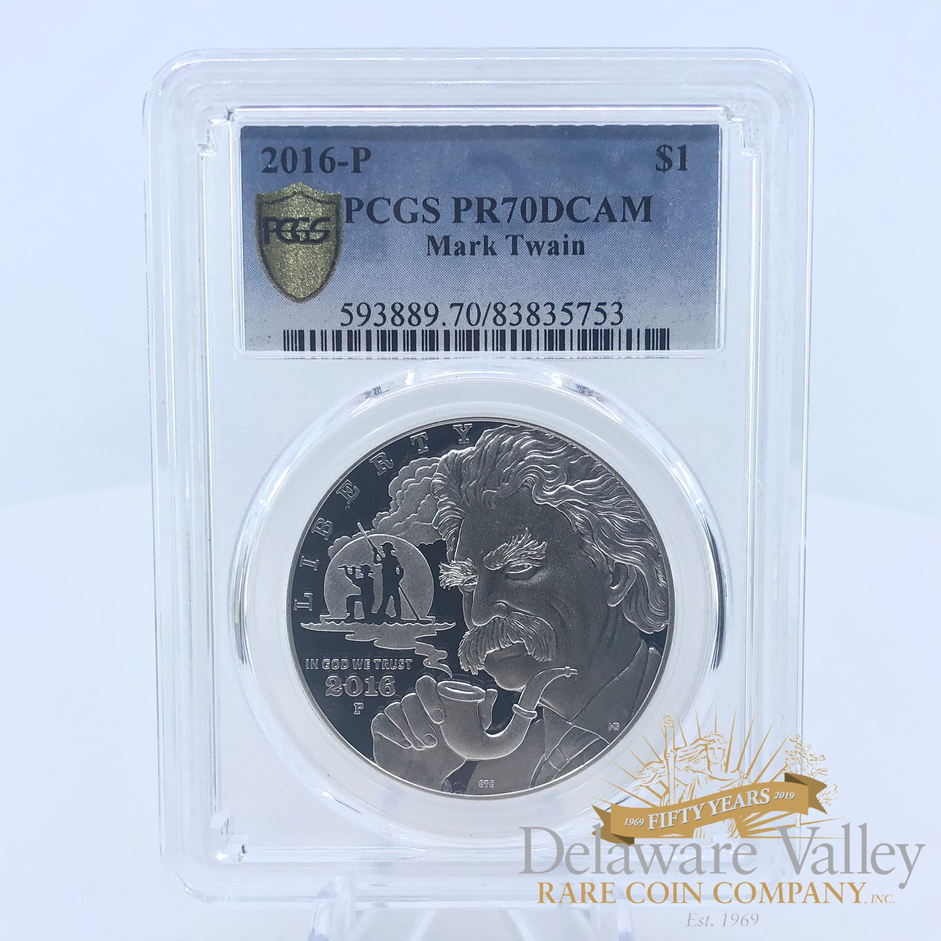 PCGS PR70 DCAM 2016-P United States Mint: Mark Twain 90% Silver ...