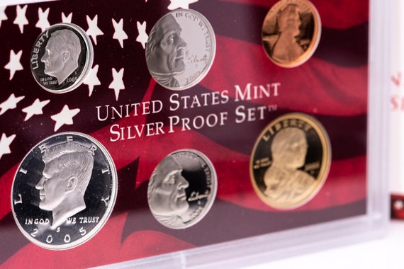 2005-S United States Mint Silver Proof Set W/ Original Box and | Etsy