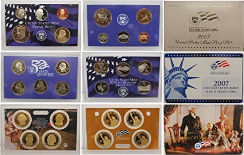 2007-S United States Mint Proof Set W/ Original Box | Proof Coins ...