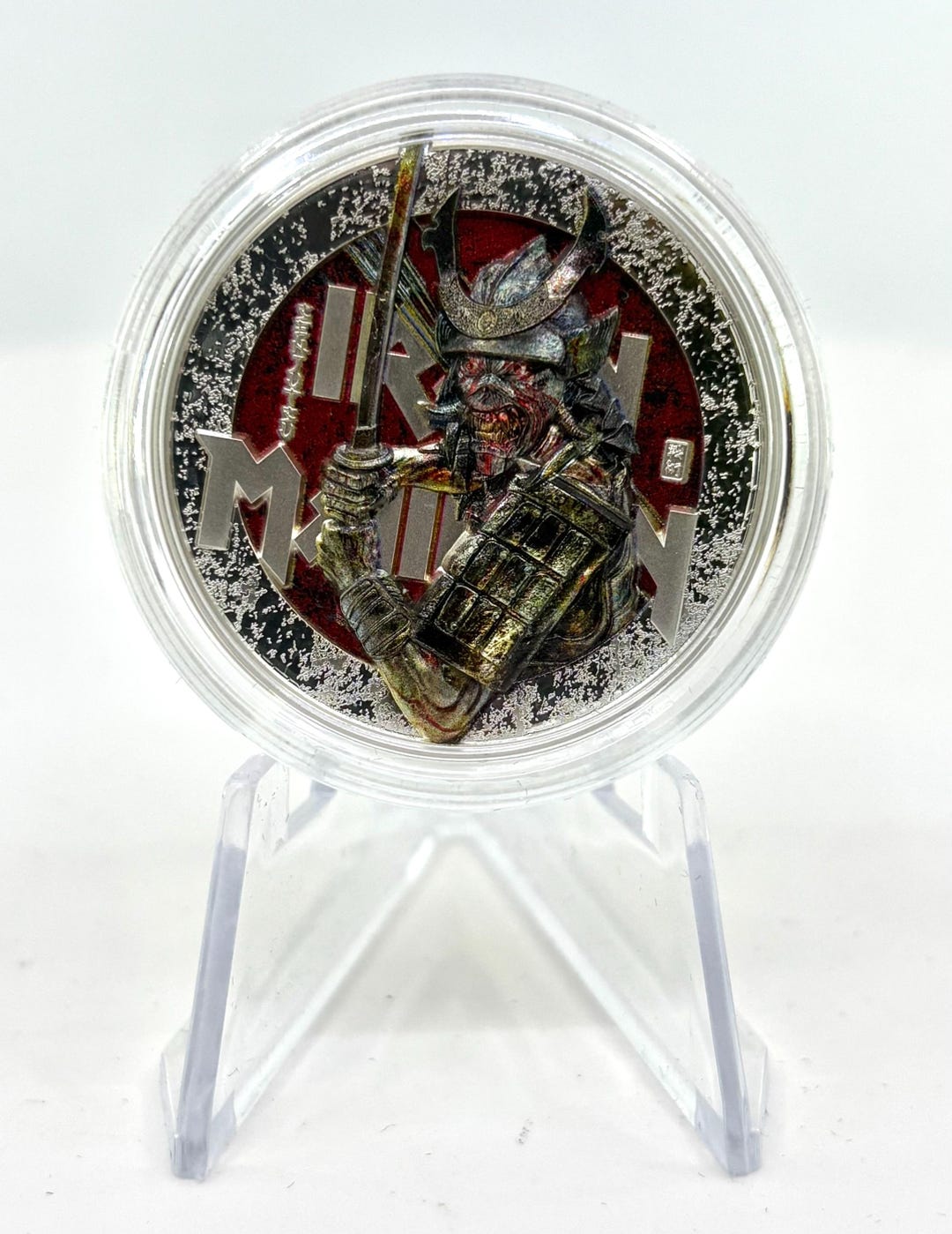 2022 Iron Maiden Senjutsu Ultra High Relief Colorized 2oz Silver Proof ...