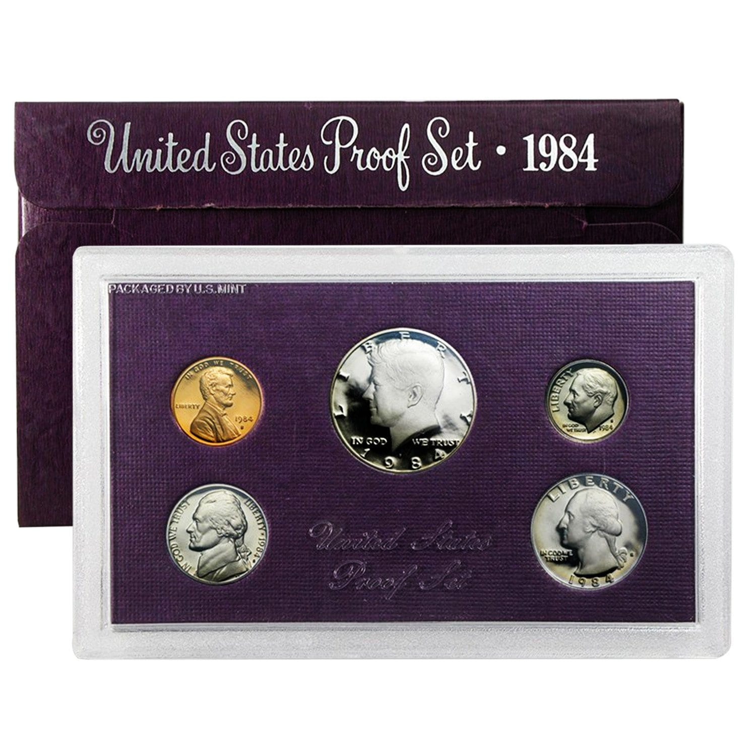 1984-S United States Mint Proof Set W/ Original Box Proof Coins Mint ...