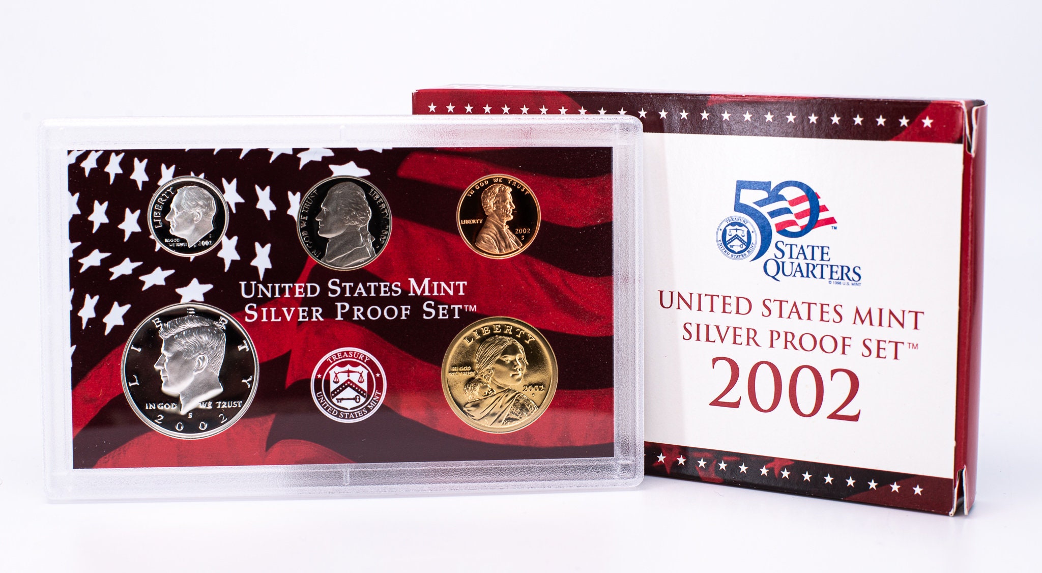 2002-S United States Mint Silver Proof Set W/ Original Box | Proof ...