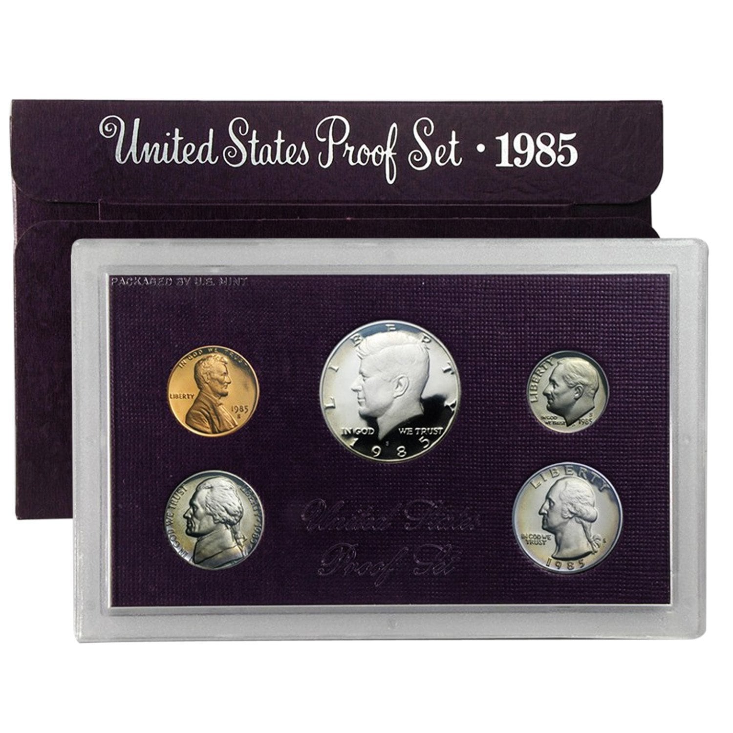 1985-S United States Mint Proof Set W/ Original Box Proof Coins Mint ...