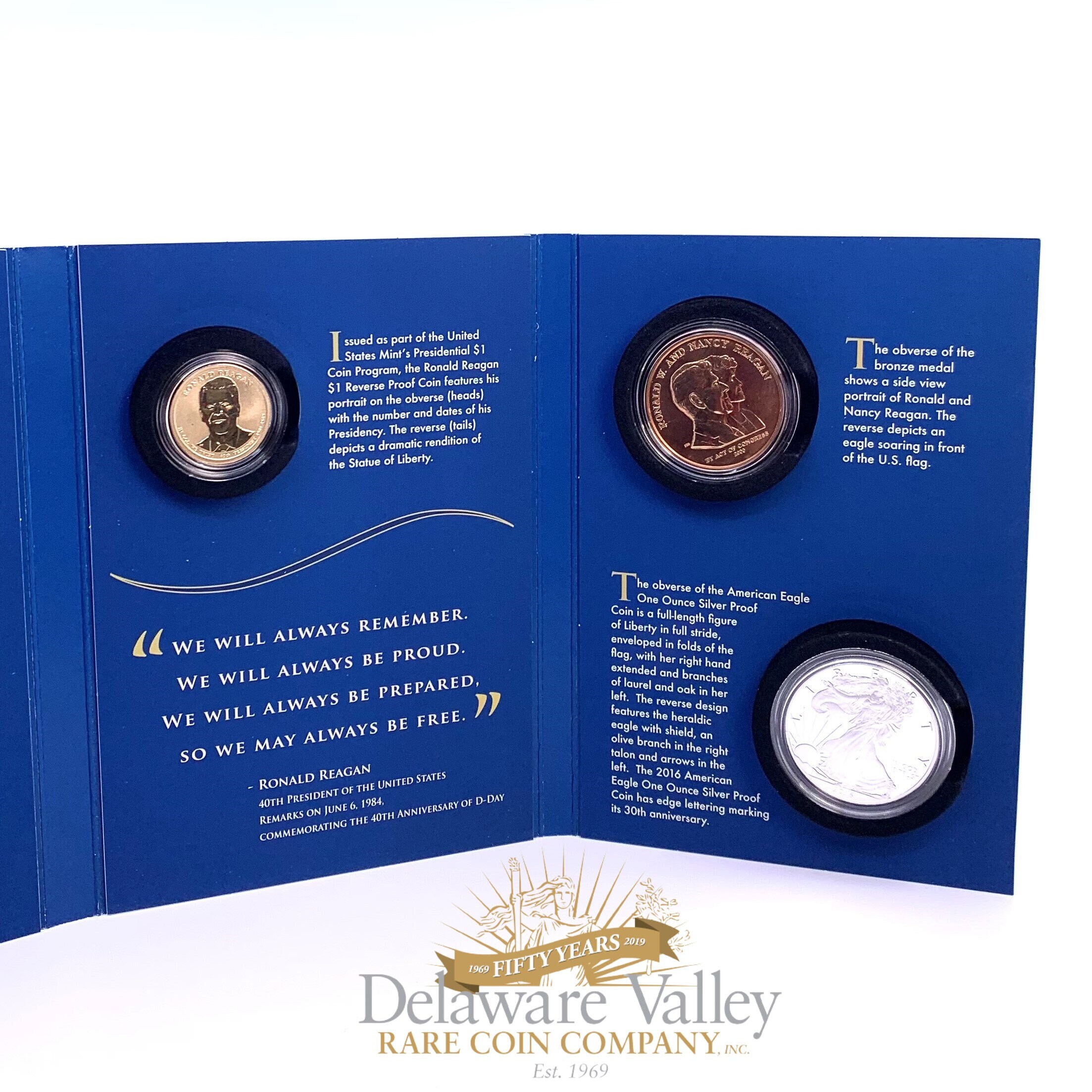 2016 United States Mint: Ronald Reagan Coin & Chronicles Set in ...