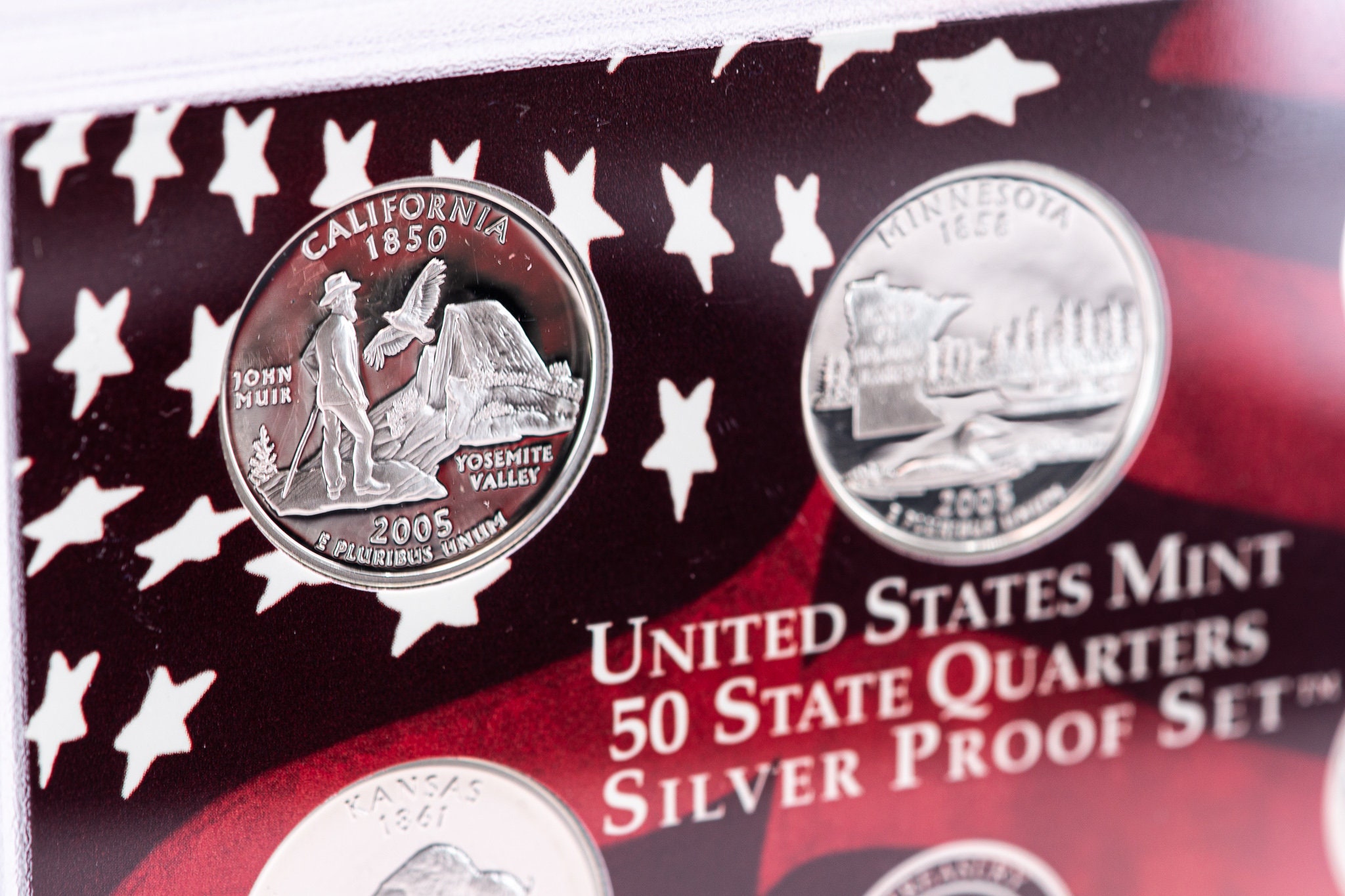 2005-S United States Mint Silver Proof Set W/ Original Box & COA ...
