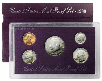 1968-S United States Mint Proof Set W/ Original Box Proof Coins Mint ...