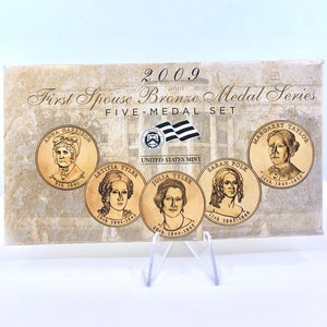 2019 First Spouse Bronze Medal Series 5 Piece Set - Etsy