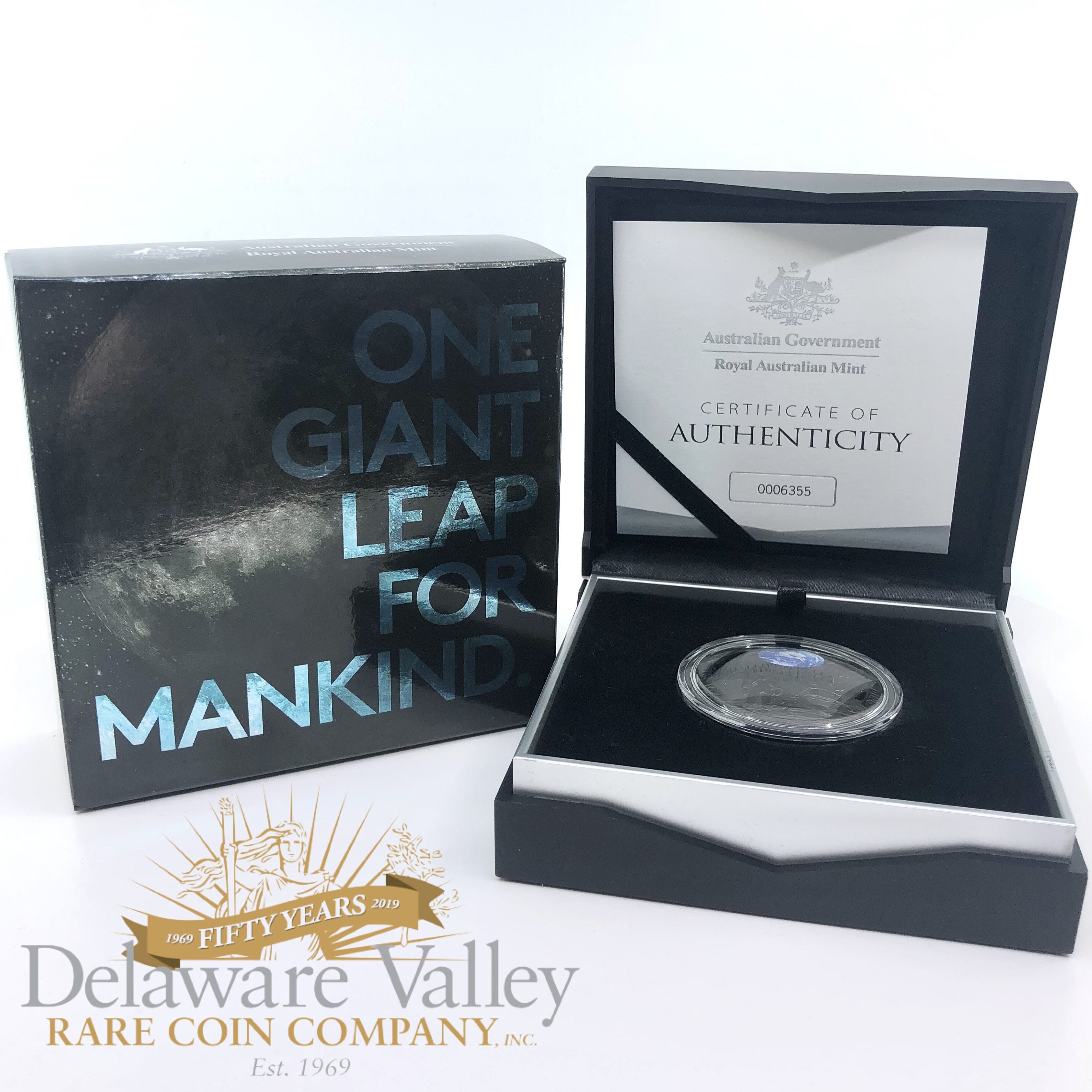 2019 Royal Australian Mint 50th Anniversary of the Moon Landing 1oz ...