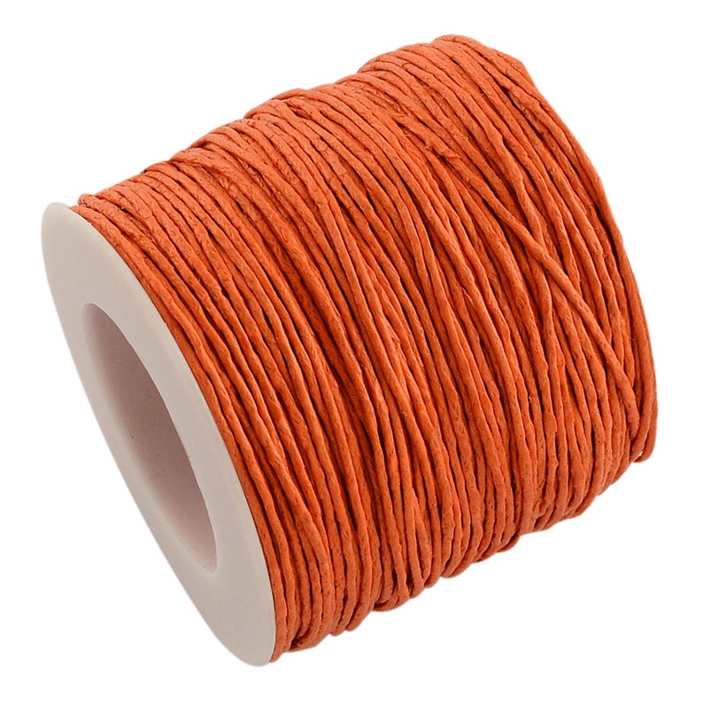 Waxed Cotton Thread Cord, Assorted Colors, 1 Mm 100 Yards/300 Ft - Etsy