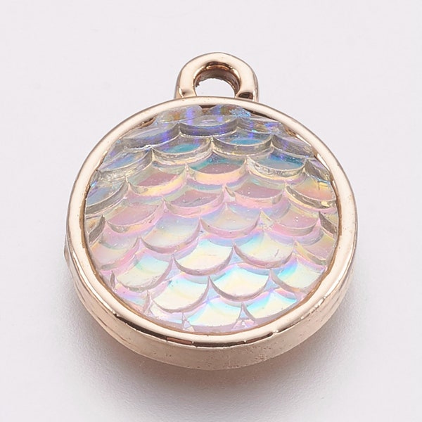 Fish Scale Charms - Etsy