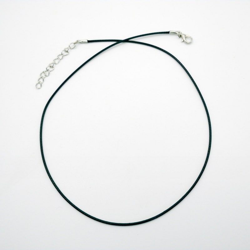 Black Cord Necklace - Etsy