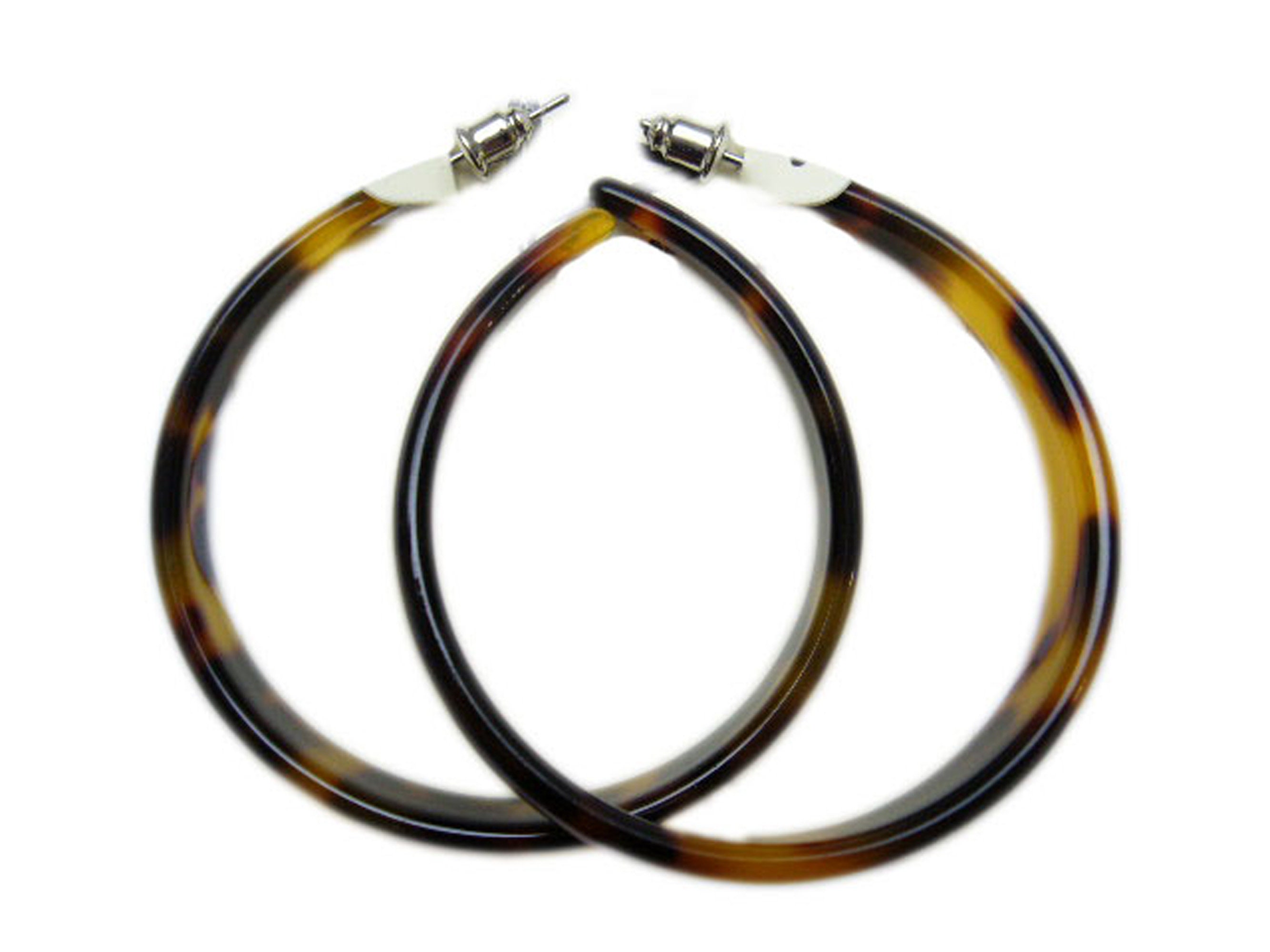 Faux Turtle Shell Hoop Earrings, Jewelry Gift, Hawaiian Jewelry - Etsy