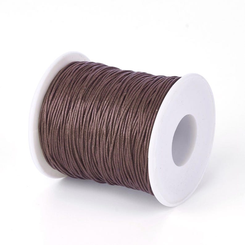 Waxed Cotton Thread Cord, Assorted Colors, 1 Mm 100 Yards/300 Ft - Etsy