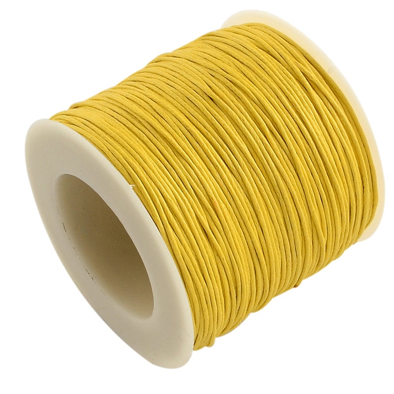 Waxed Cotton Thread Cord, Assorted Colors, 1 Mm 100 Yards/300 Ft - Etsy