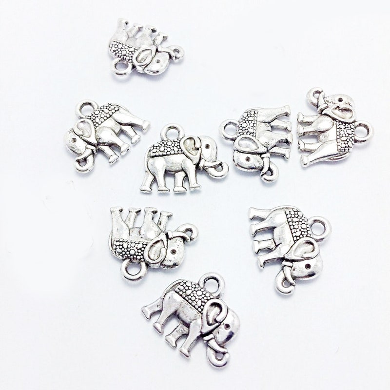 Gold Elephant Charm - Etsy