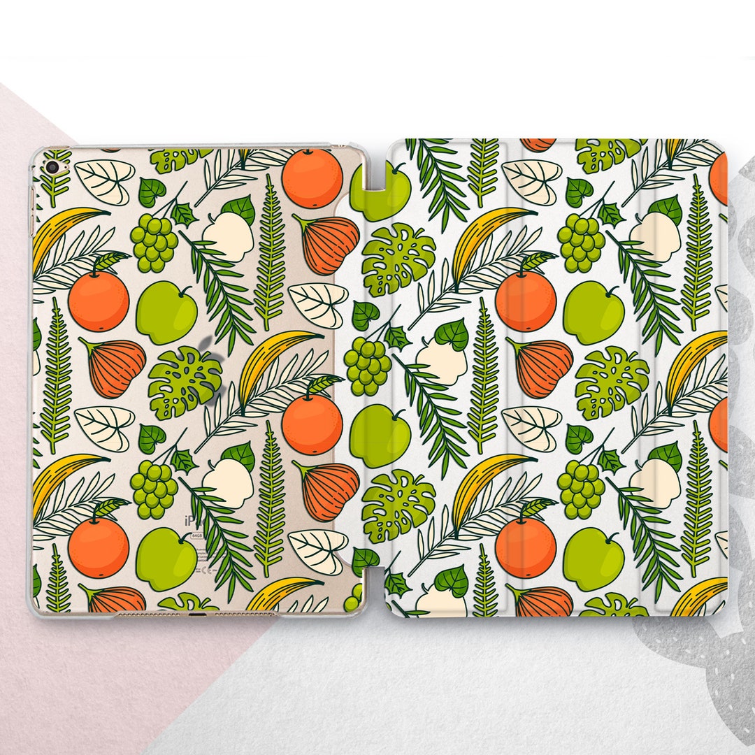 Fruit iPad Pro 13 12.9 11 2024 / Tropical Monstera Leaves Mini 7 6 Air ...
