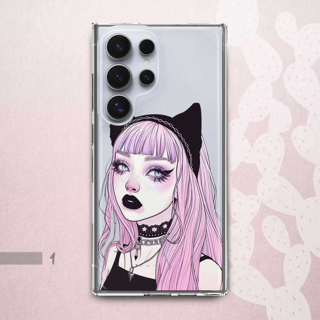 Emo Girl Phone Case: Sad Goth Anime Design for Iphone, Pixel, Samsung ...