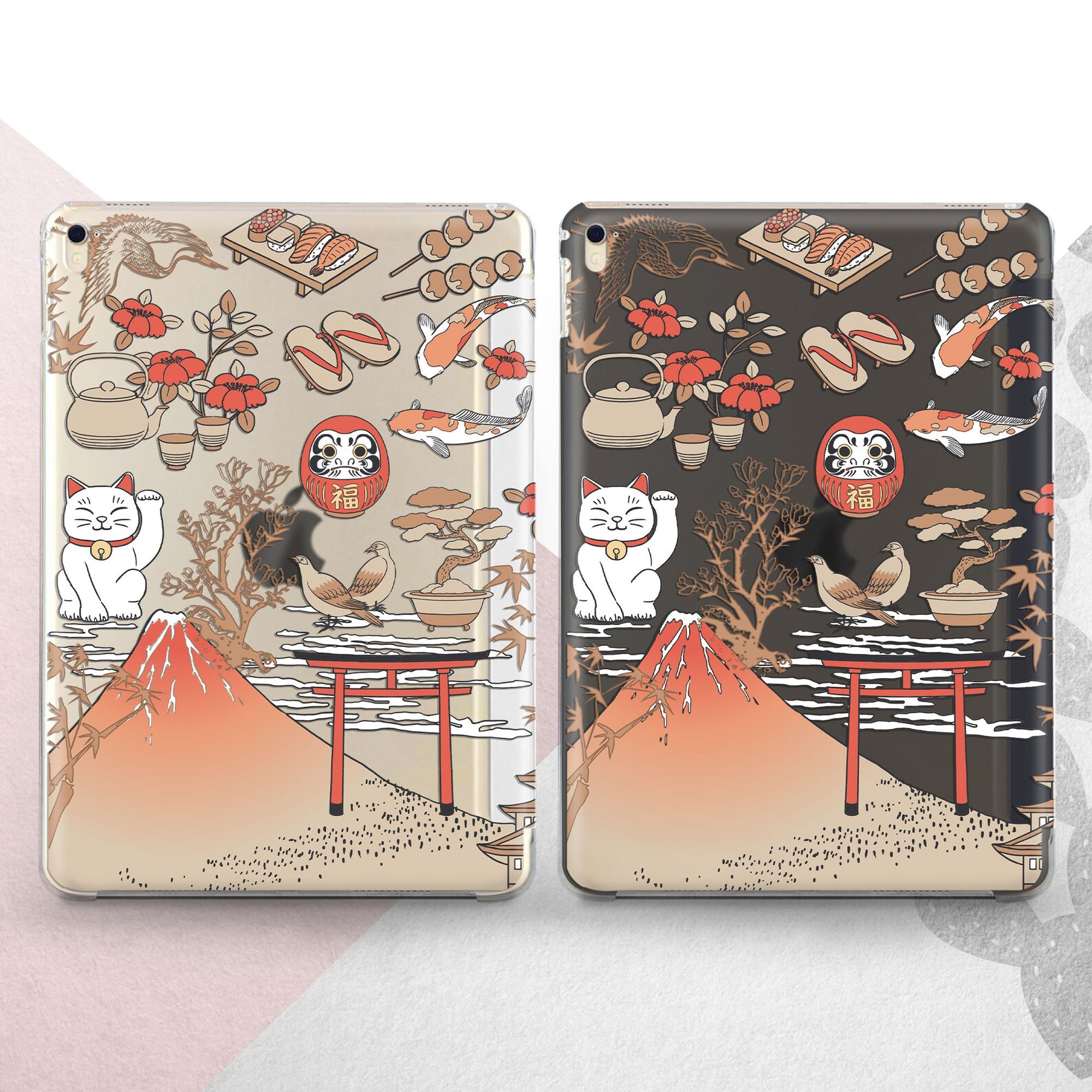 Japanese Culture Ipad 10.9 10.2 9.7 Case Tradition Ipad Mini 6 - Etsy