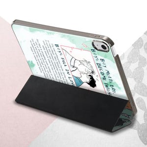 Custom Book Cover iPad Case: Personalized Bookish Design - Etsy