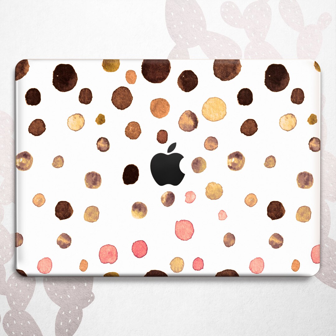 Polka Dots MacBook Air 15 13 11 2024 A3114 Simple Art Hard Case ...