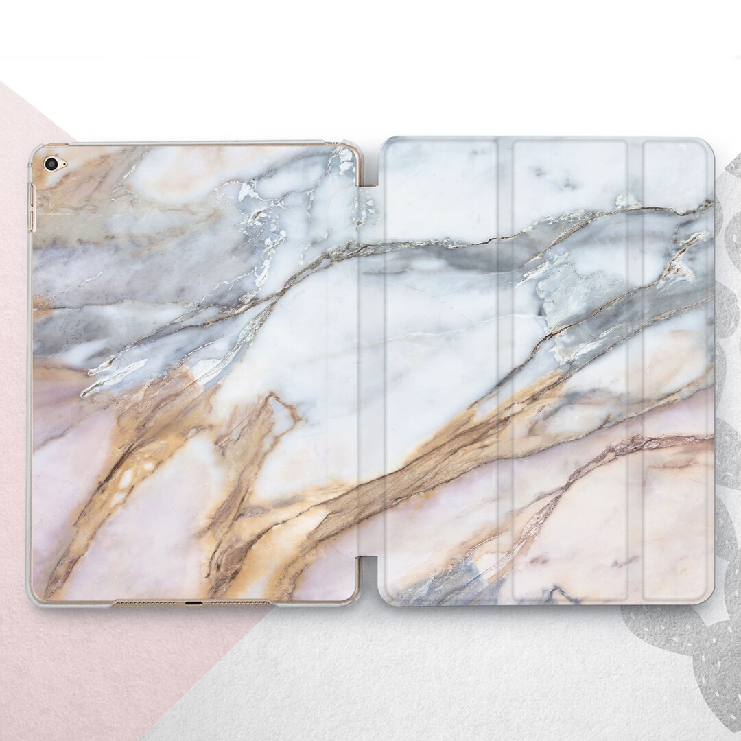 Gold Marble iPad 11th 10.9 10.5 10.2 Smartcover / Pink iPad Mini 7 6 ...