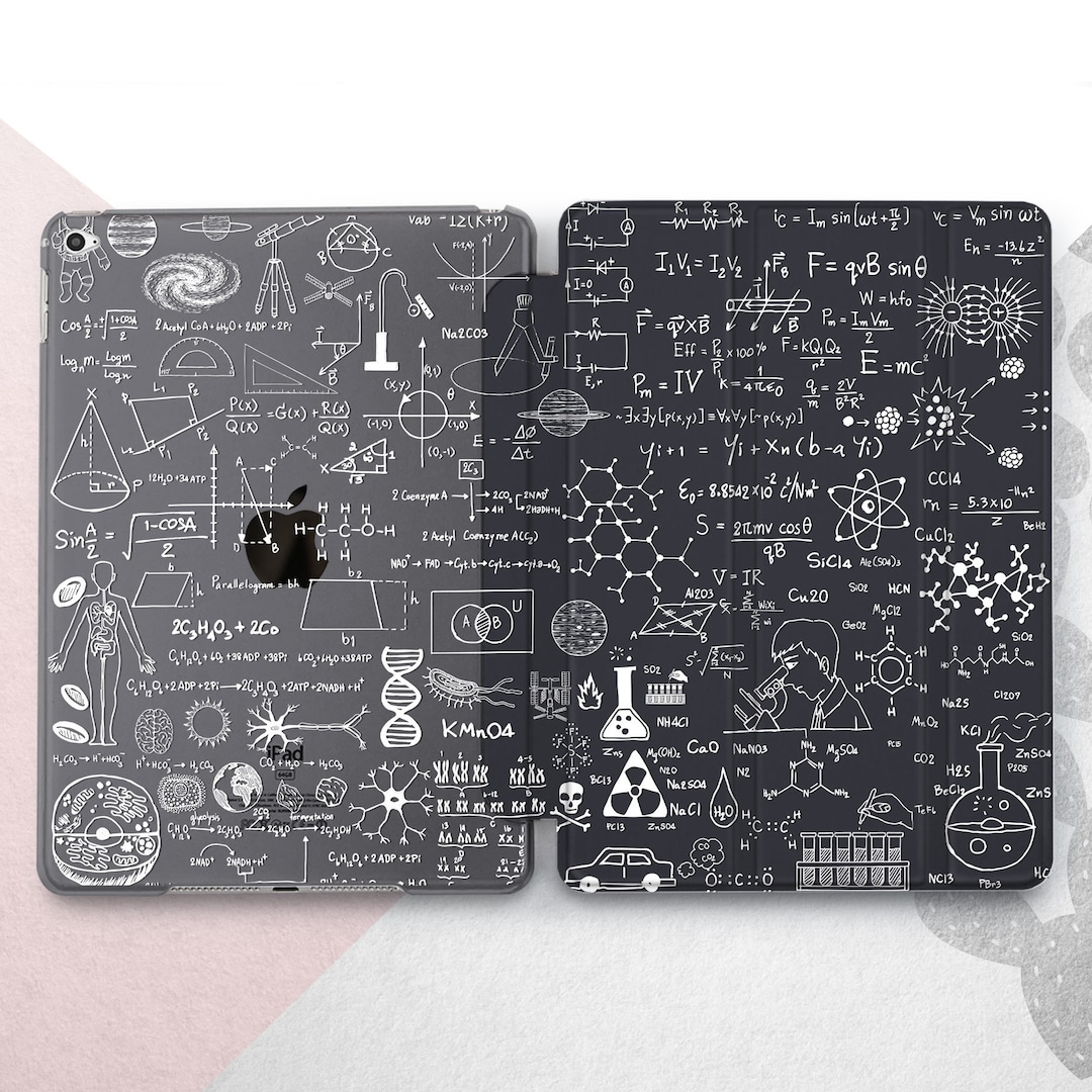 Science iPad Air 5 4 3 2 Mini 6 Case iPad Pro 9.7 2018 2017 Formulas ...