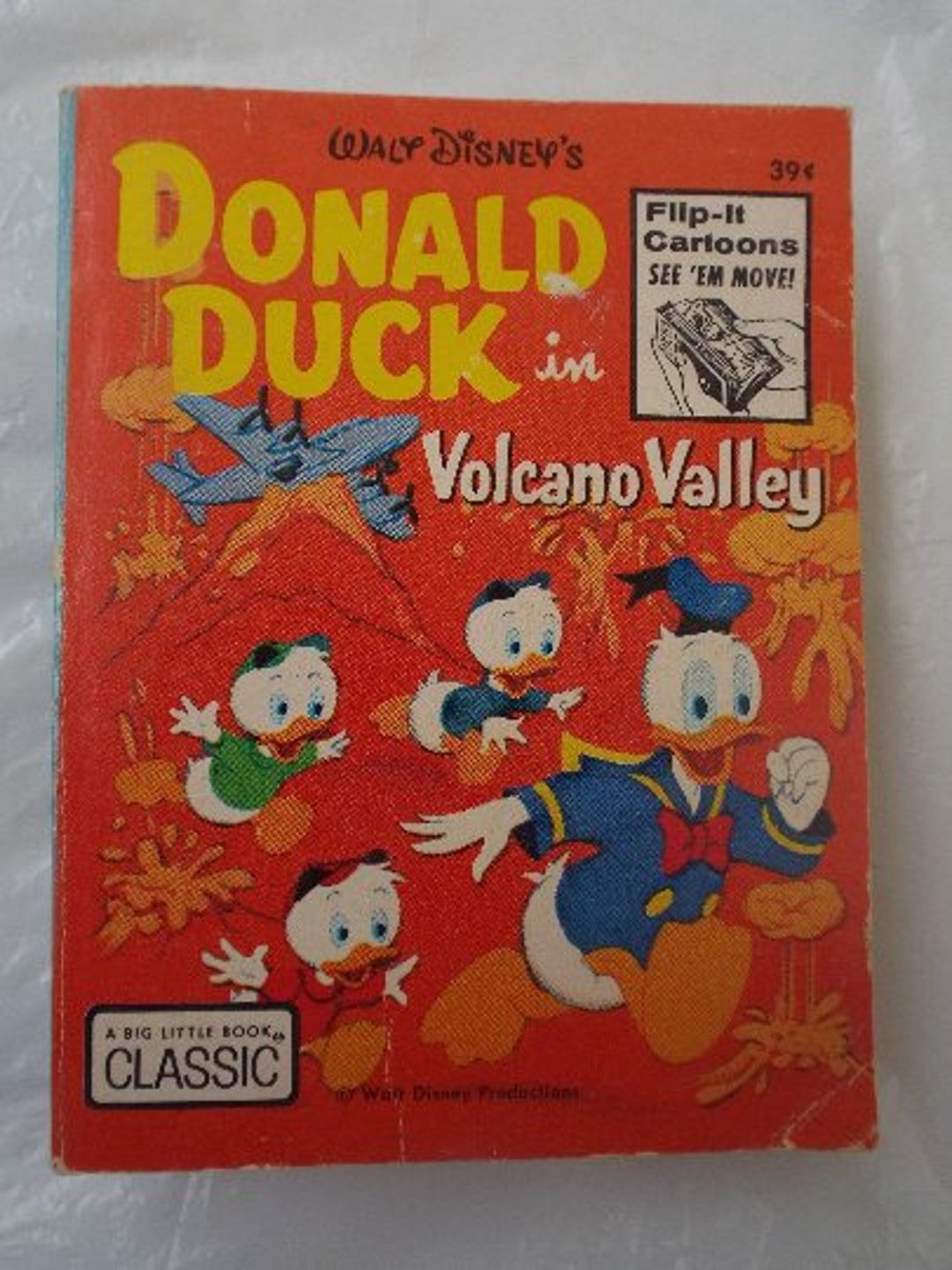 Vintage Big Little Book Walt Disney's Donald Duck in Volcano Valley ...