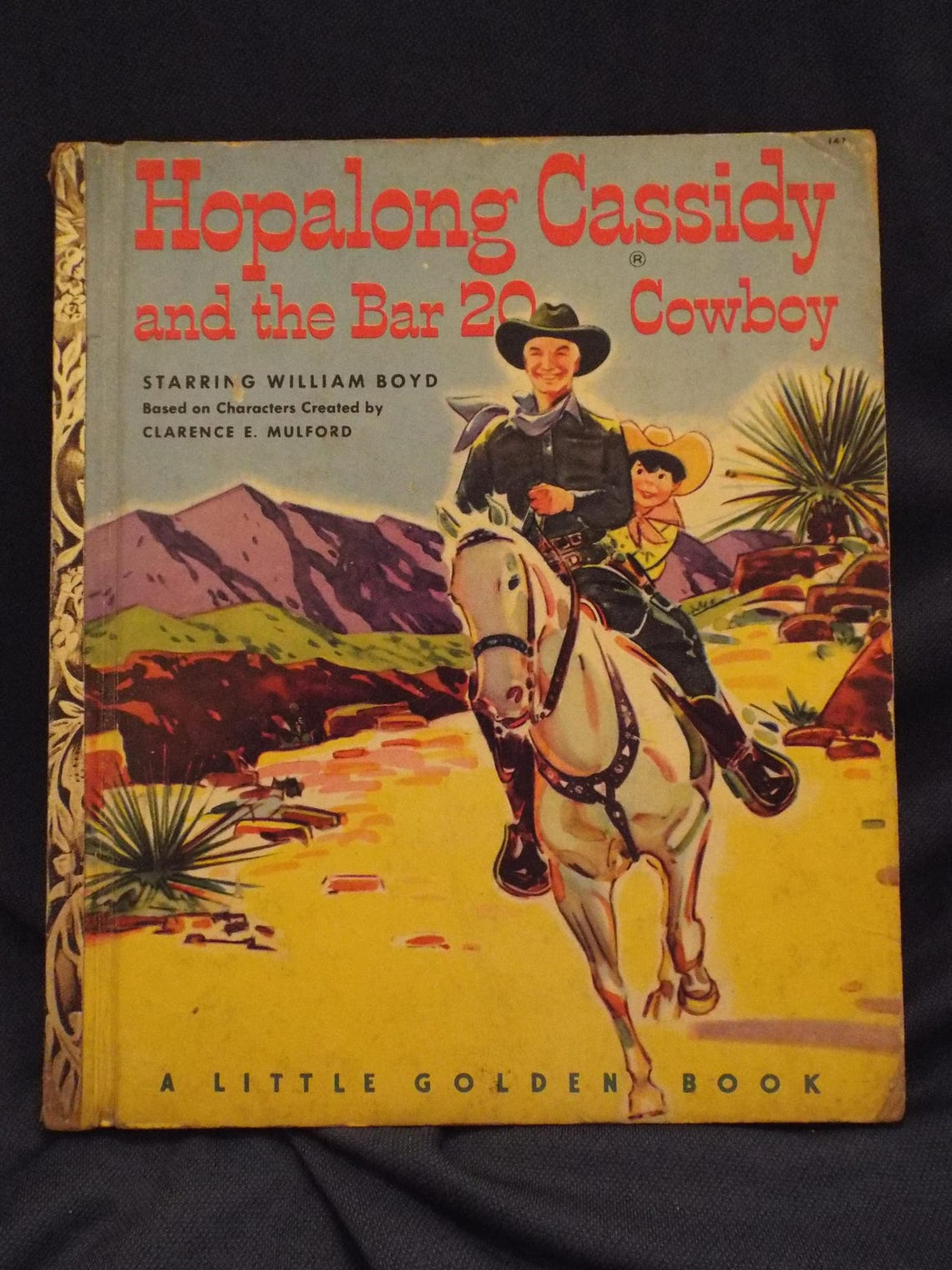 Vintage 1954 Hopalong Cassidy and the Bar 20 Cowboy, H/C A Little ...