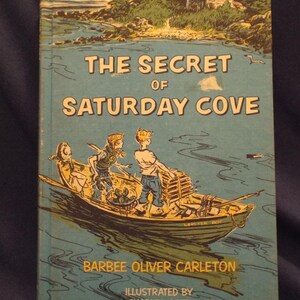 Vintage 1961 the Secret of Saturday Cove, H/C Book by Barbee Oliver Carleton - Etsy