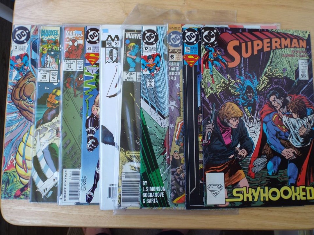 10 Different Comic Books 1980's - 2000's All Like New - Etsy
