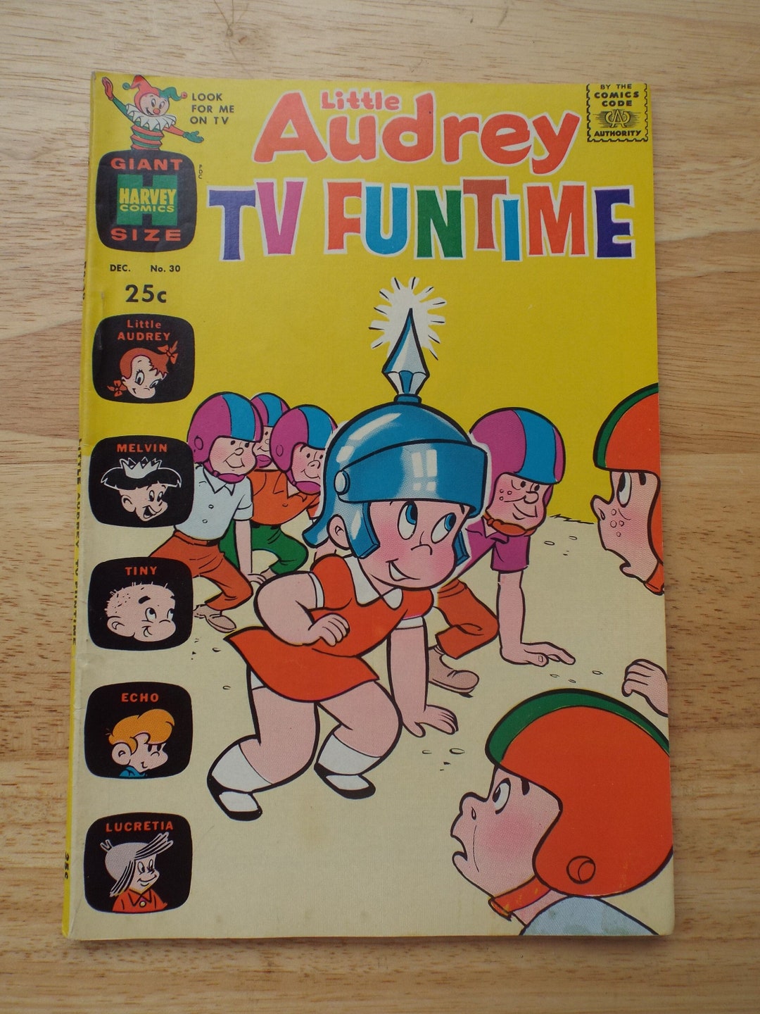 Vintage 1970 Little Audrey TV Funtime #30 Harvey Giant Comic Book ...