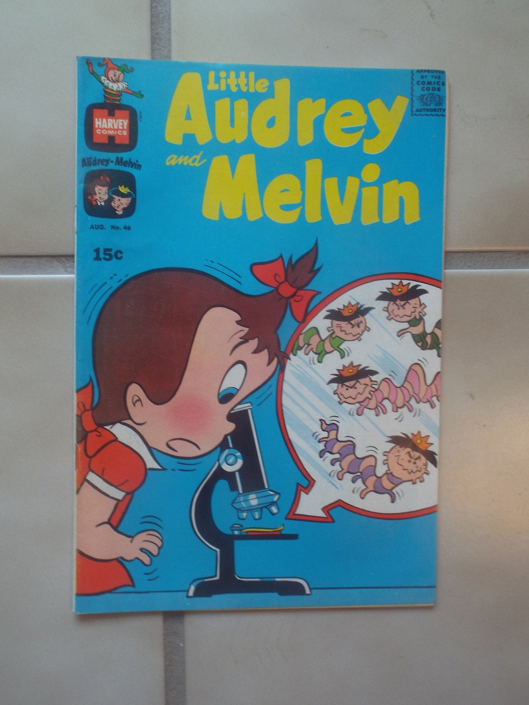 Vintage 1970 Little Audrey and Melvin #46 Harvey Comic Book - Etsy ...