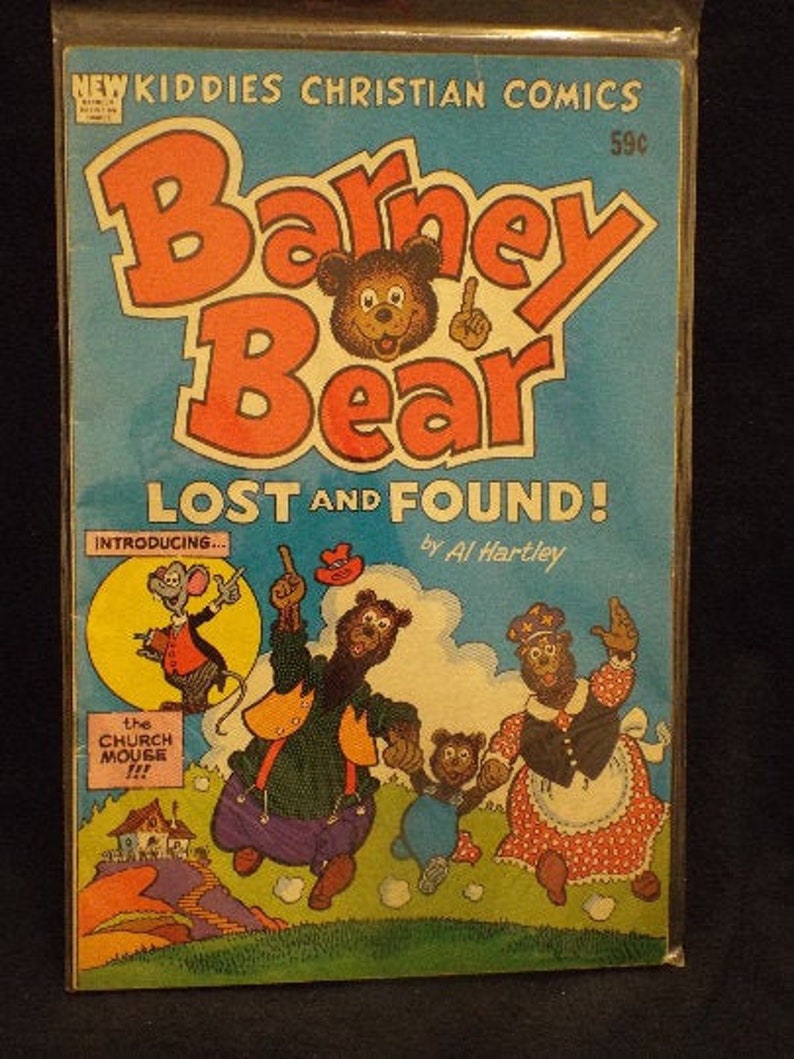 1986 Barney Bear Lost and Found! #1, A Christian Comic Book, Kiddies ...