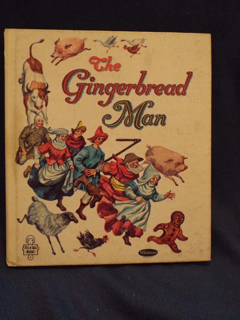 Vintage 1963 the Gingerbread Man, H/C Tell-tale Book by Patricia Martin ...
