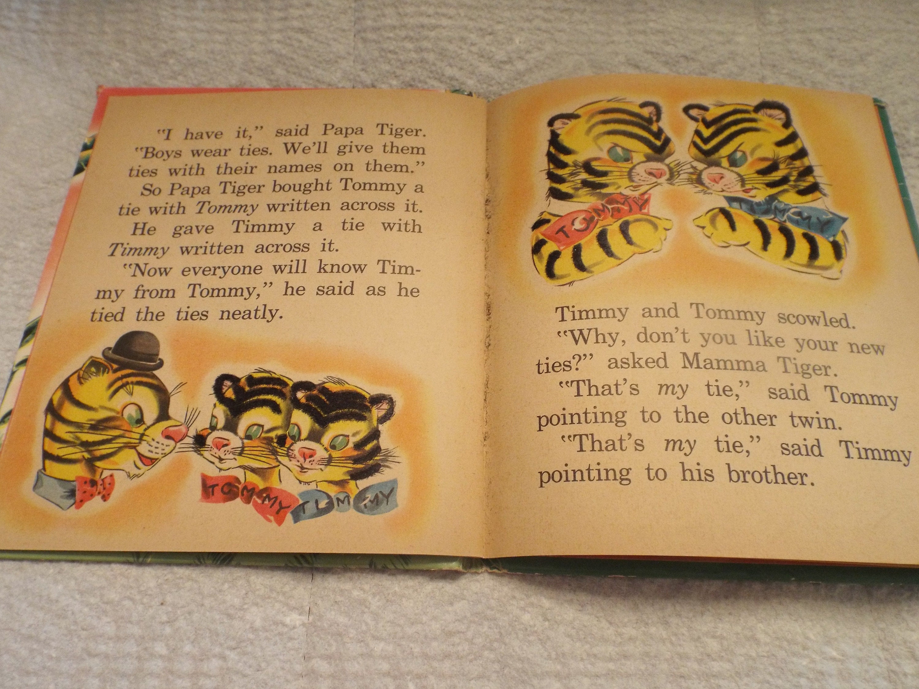Vintage 1951 Tommy and Timmy fuzzy Fuzzy Book A Whitman - Etsy