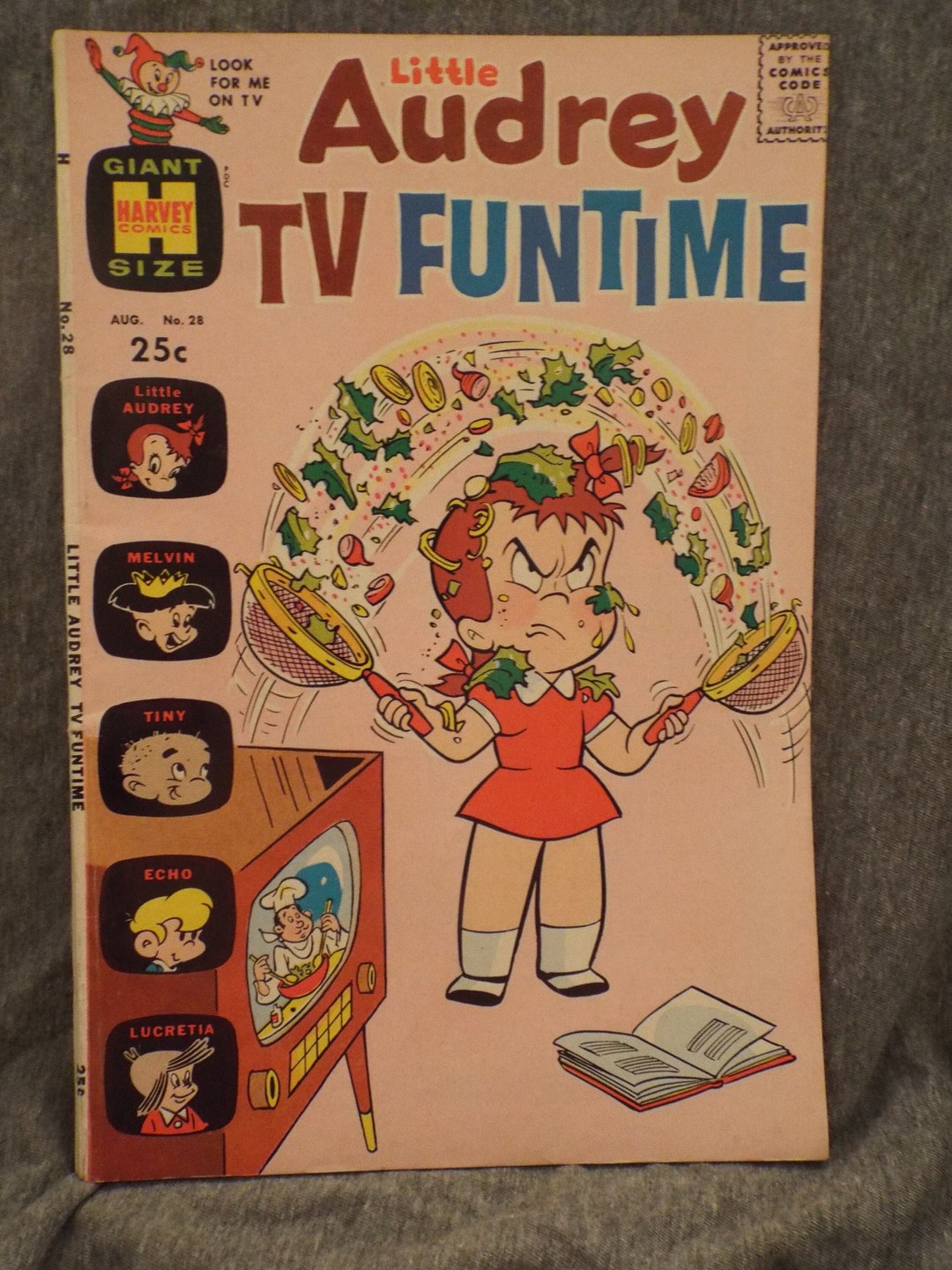 Vintage 1970 Little Audrey TV Funtime 28 Harvey Giant Comic Book - Etsy