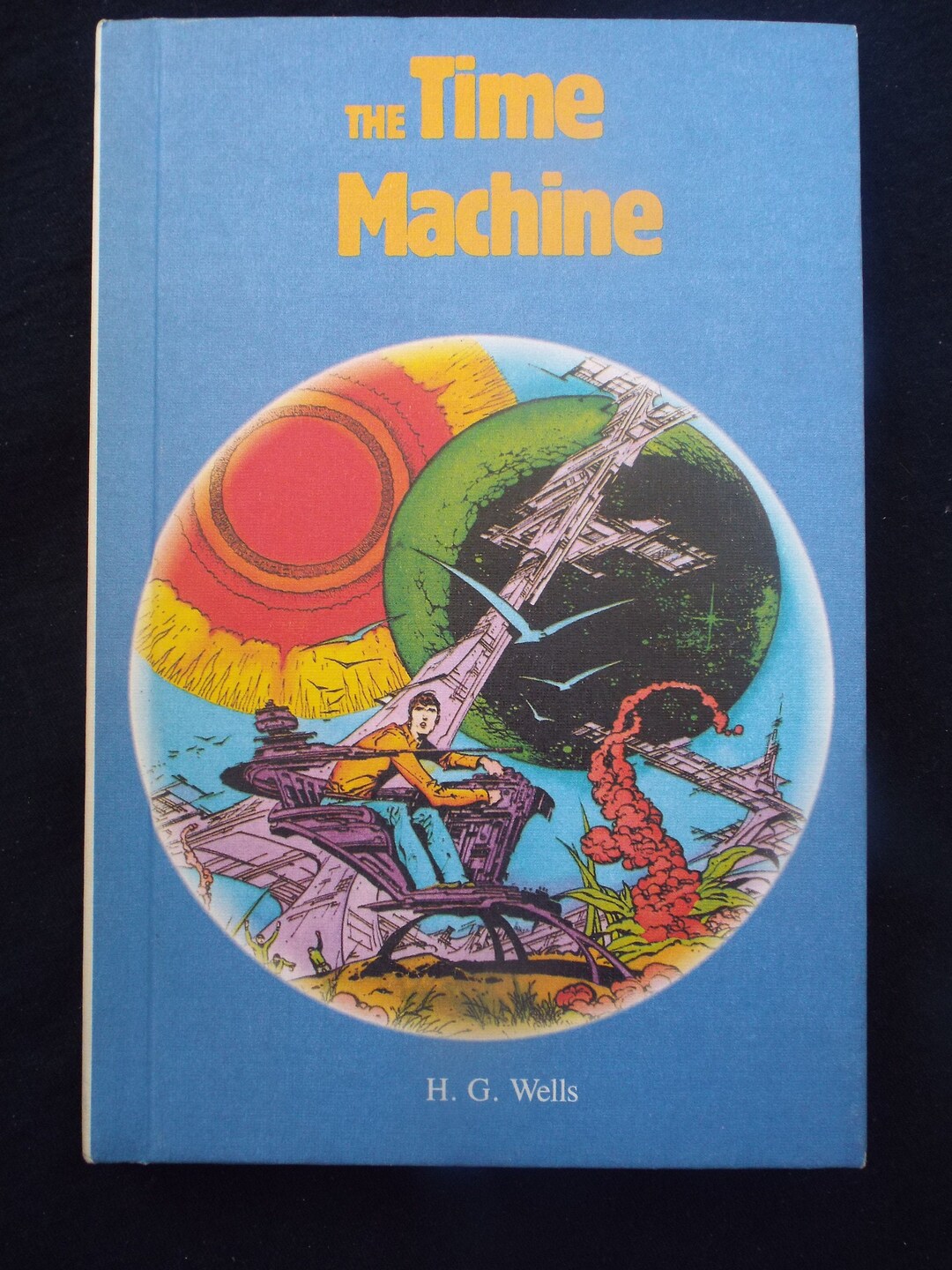 RARE Like New 1984 the Time Machine and Treasure Island, H/C Flip Comic ...