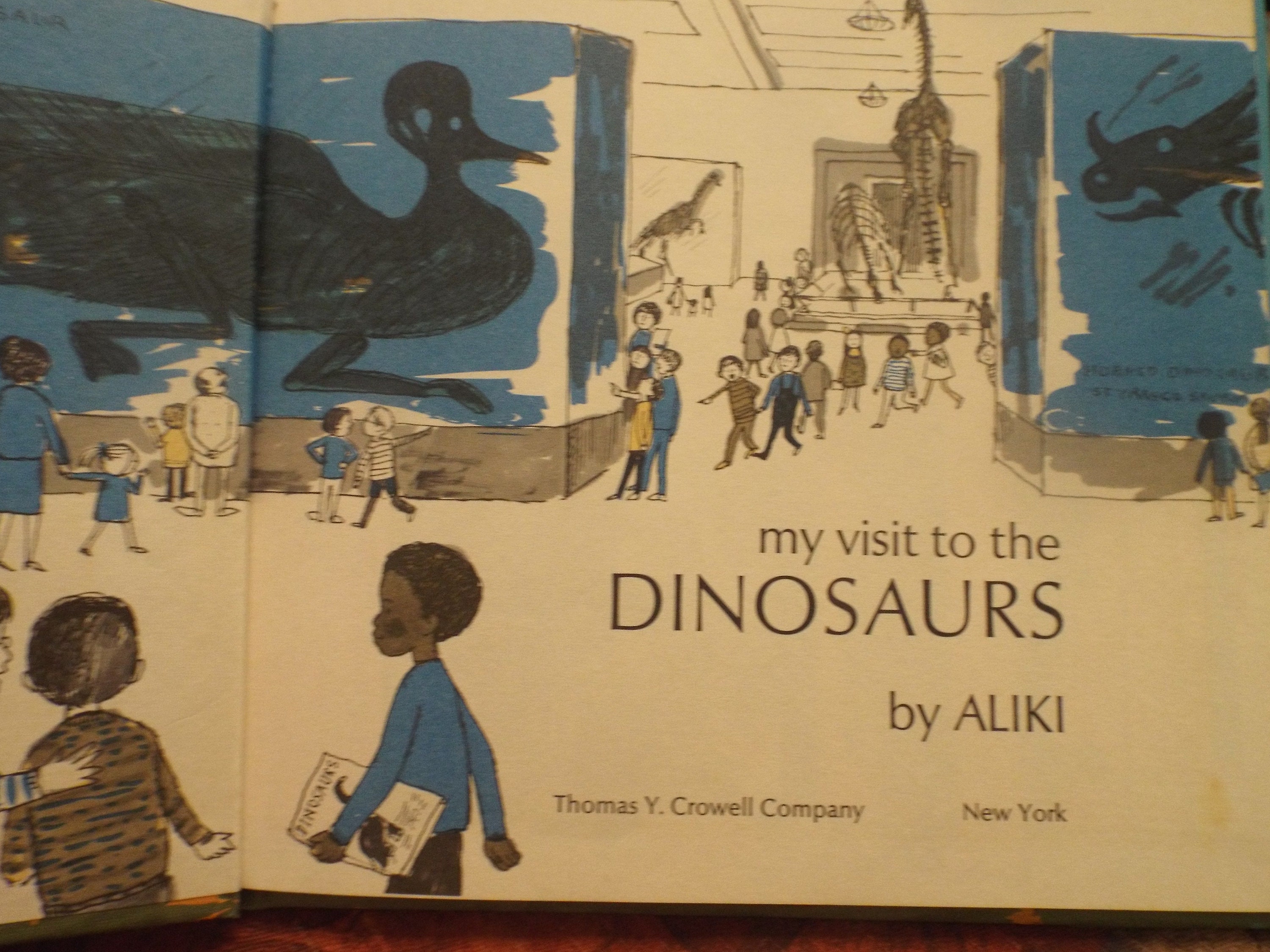 Vintage My Visit to the Dinosaurs Let's Read-and-find-out Science H/C ...