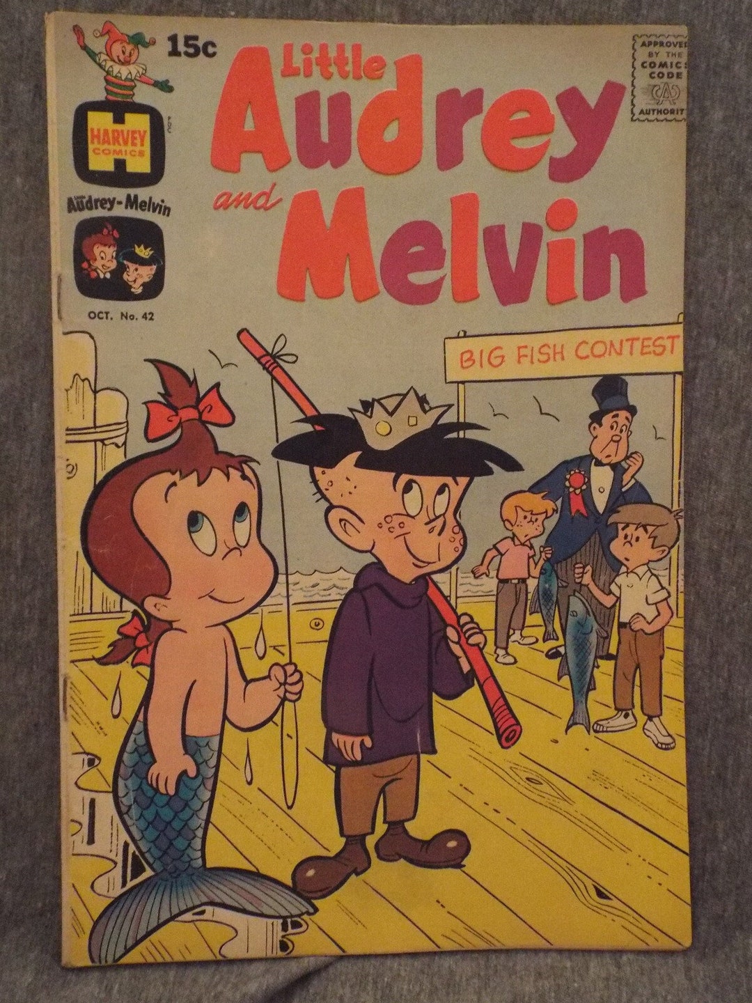 Vintage 1969 Little Audrey and Melvin 42 Harvey Comic Book VERY NICE - Etsy
