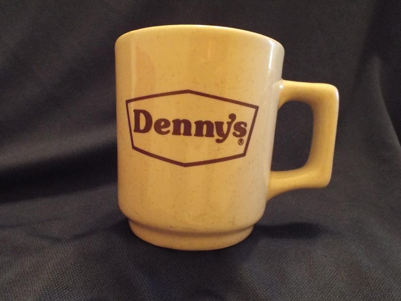 Vintage Restaurant Style Thick Walled "denny's" Coffee Cup/mug China - Etsy