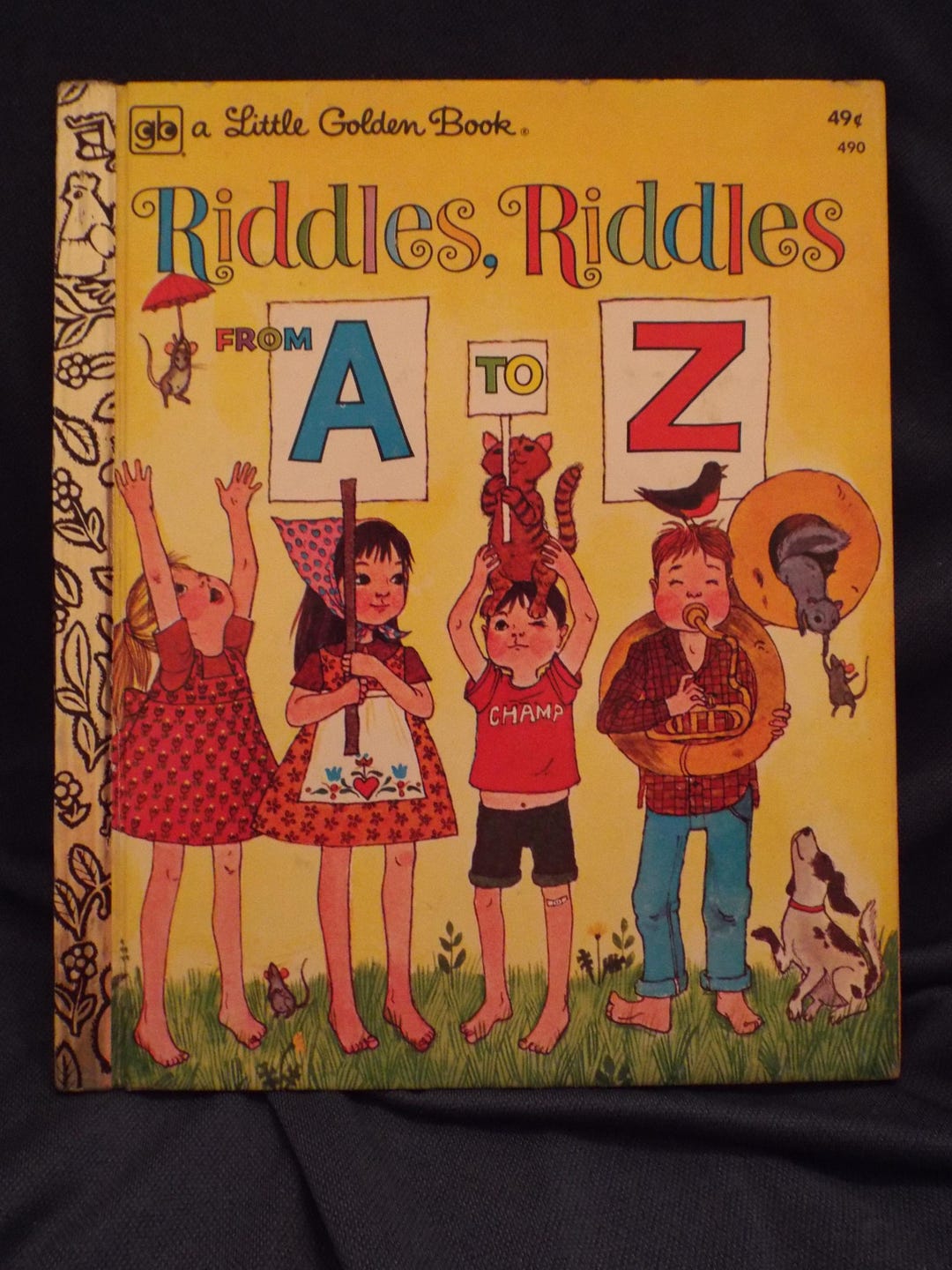 Vintage 1974 Riddles, Riddles, H/C A Little Golden Book by Carl Memling ...