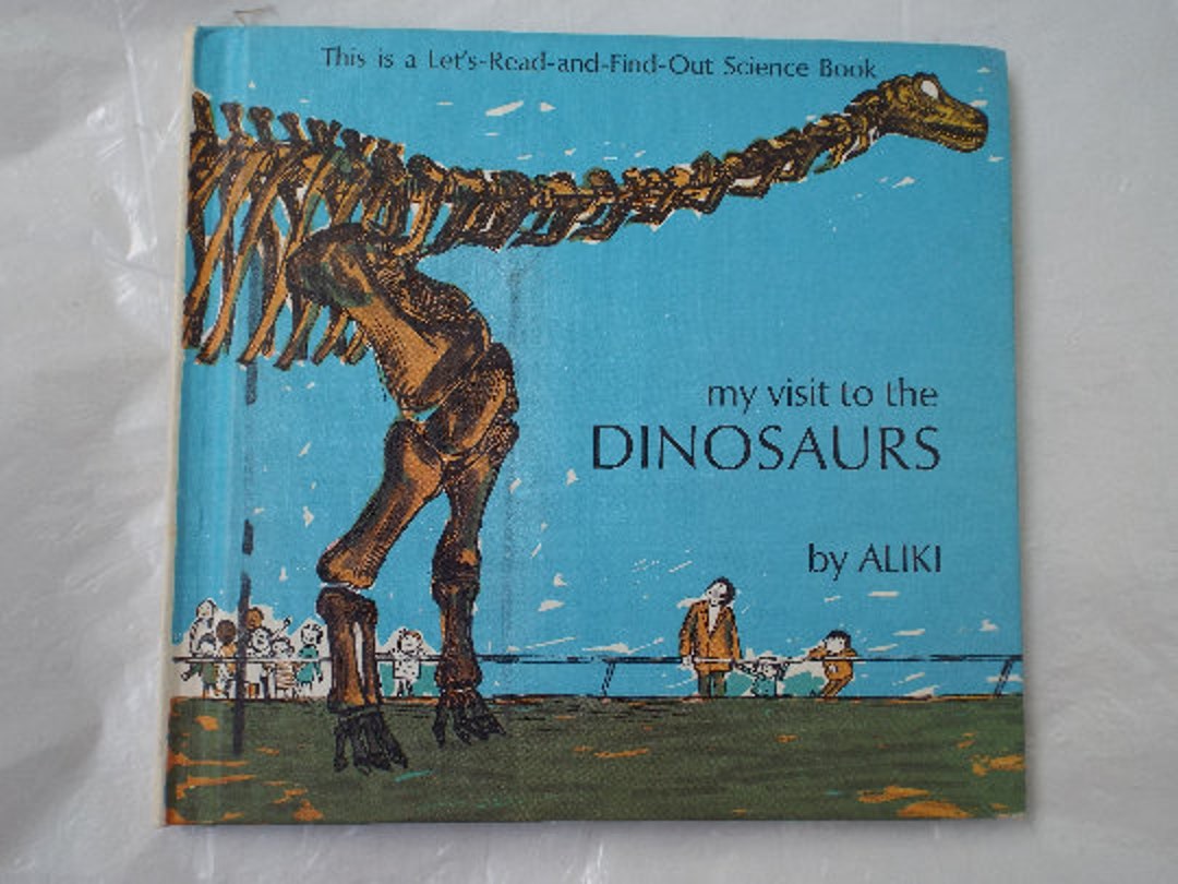 Vintage My Visit to the Dinosaurs Let's Read-and-find-out Science H/C ...