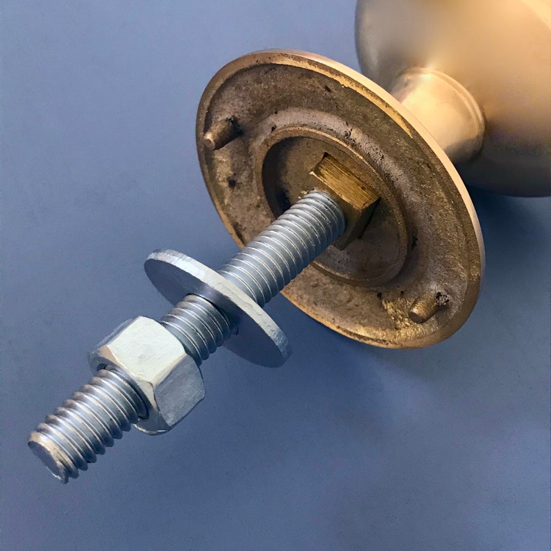 Large Brass Art Nouveau Centre Knob Handle Box Front Door Mail | Etsy