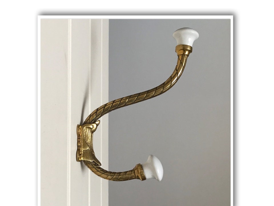 Solid Brass Coat Hook Beehive - Etsy