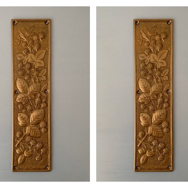 Antique Brass Door Kick Plates - Etsy