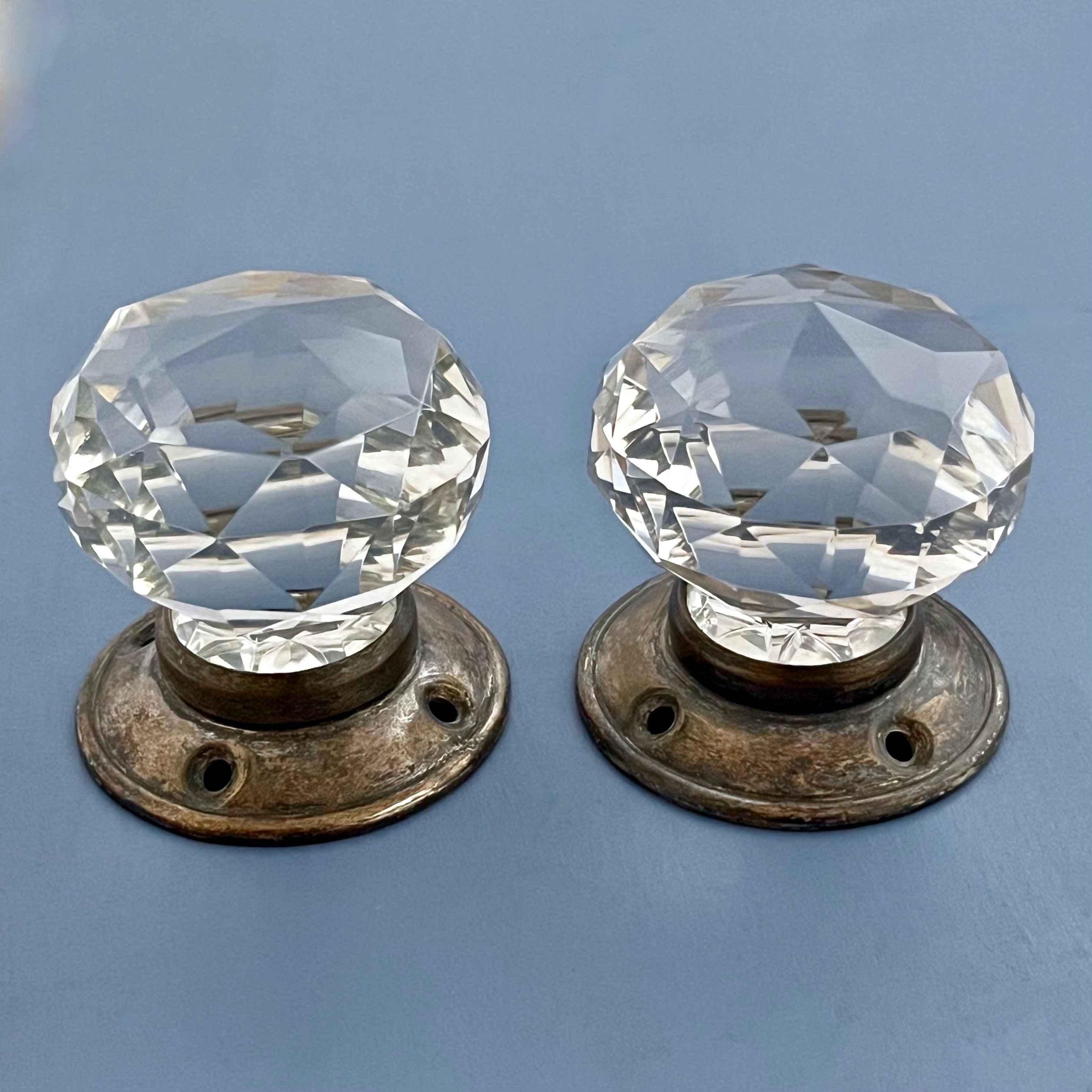 Antique Crystal Door Knob Etsy Ireland