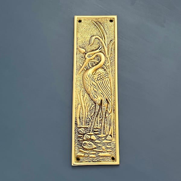 Antique Brass Door Kick Plates - Etsy