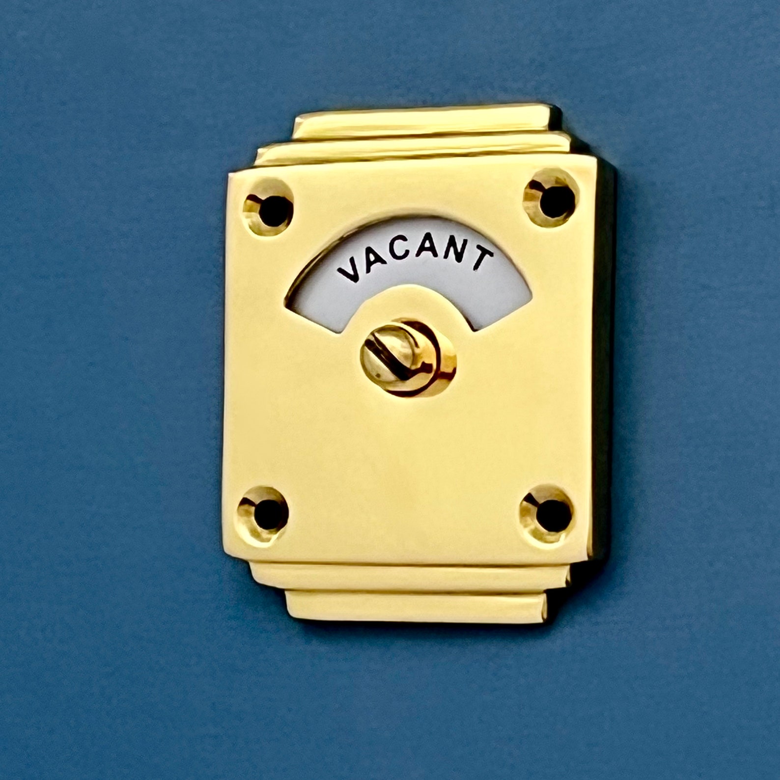 Vacant Engaged Brass Lock Bolt Vintage Style Indicator - Etsy